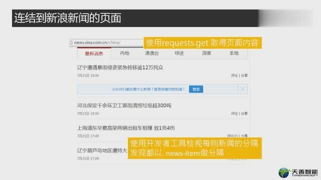 Python网络爬虫实战-观察如何抓取新浪新闻信息
