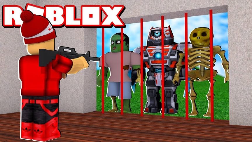 小格解说 Roblox 建造生存模拟器:升级闪电激光枪!建设钢铁堡垒?