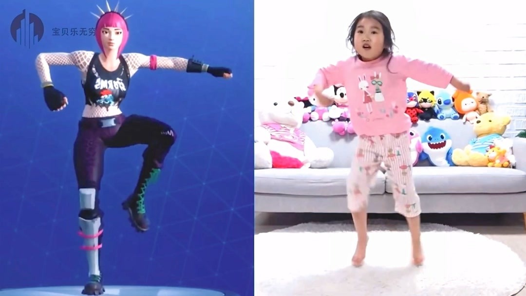 模拟各种的动漫人物一起做运动,看着活泼阔耐极了