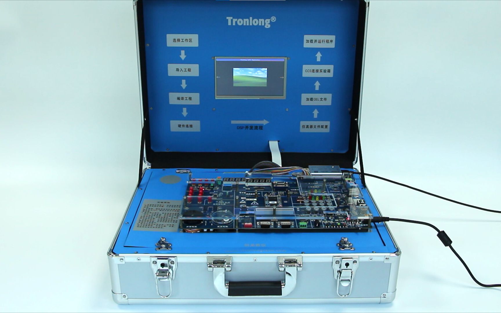 DSP实验箱_嵌入式实验箱_教学实验设备:TL6748-PlusTEB:2-8 LCD ...
