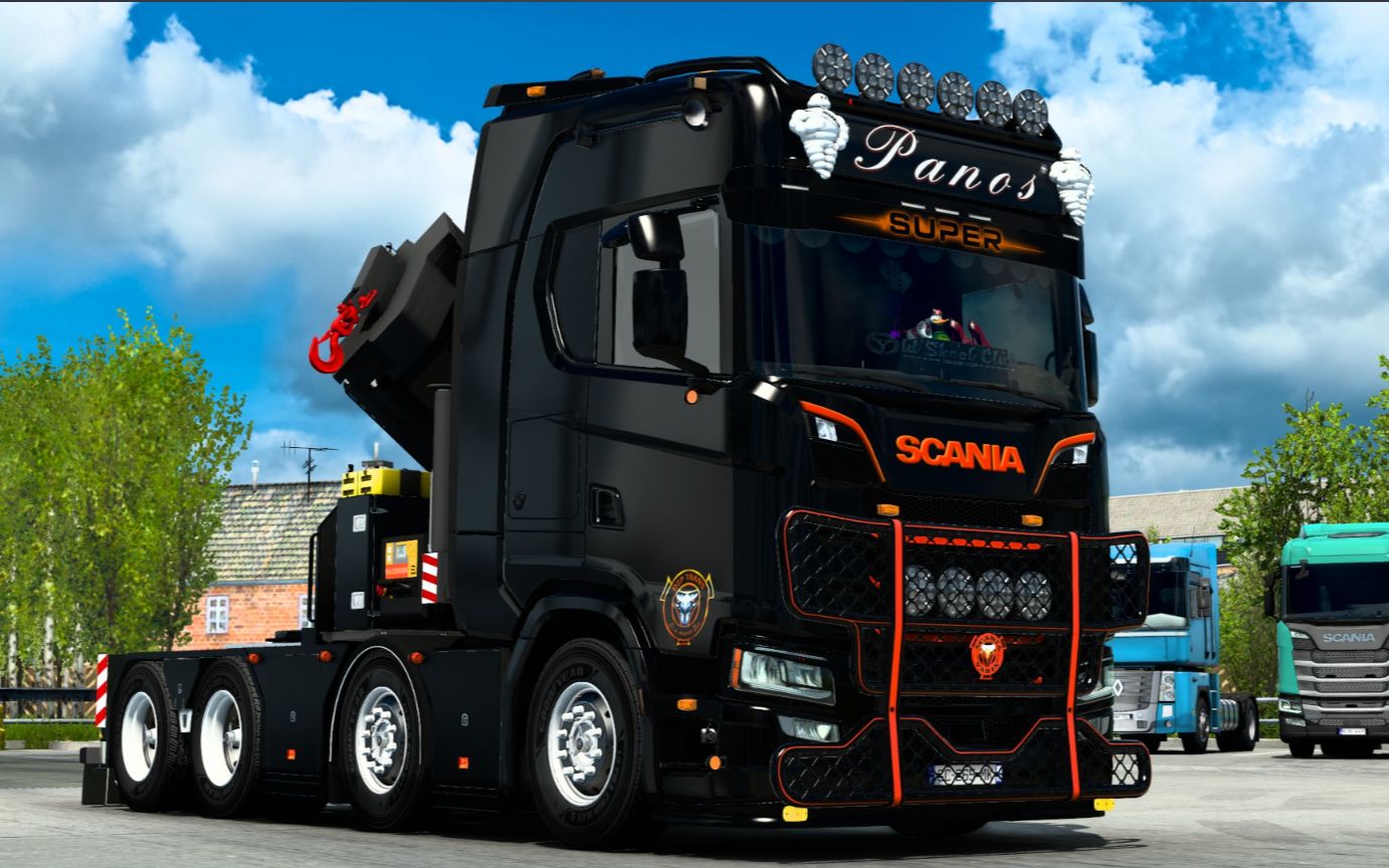 欧卡2mod:斯堪尼亚8X4重载