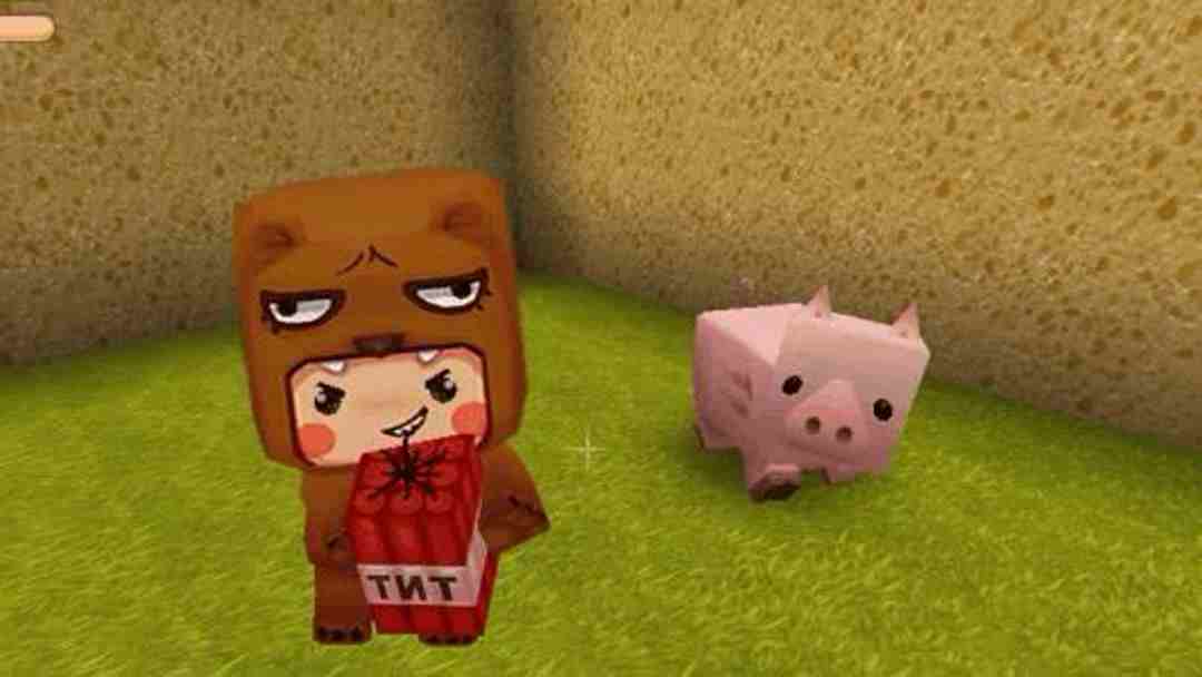 迷你世界 布满萤火虫的钻石房 用花来比心