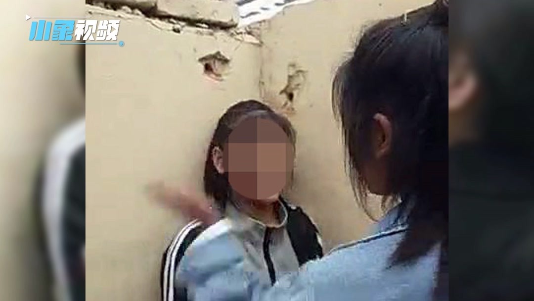 保定一县未成年人霸凌事件，女孩被多人堵墙角掴脸，警方介入调查
