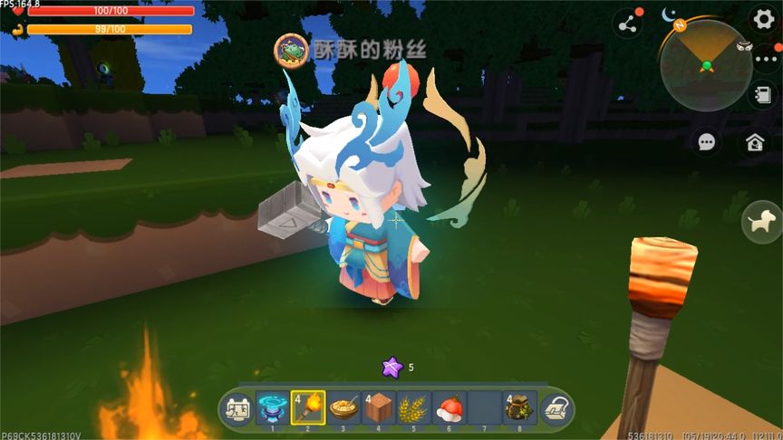 迷你世界高级生存1 酥酥手拿大铁锤也打不过怪兽,真是太难啦!