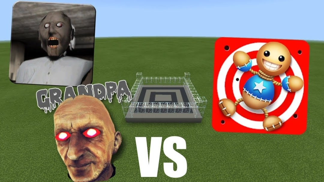 我的世界 二人组 单挑布偶人