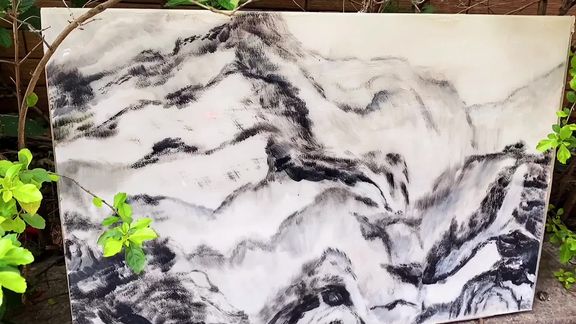 看到画中有画了没?#艺术地面