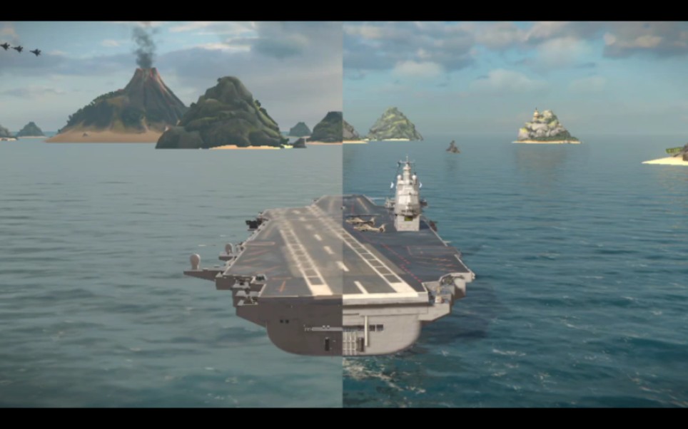 现代战舰从低到高画质对比(未完待续)