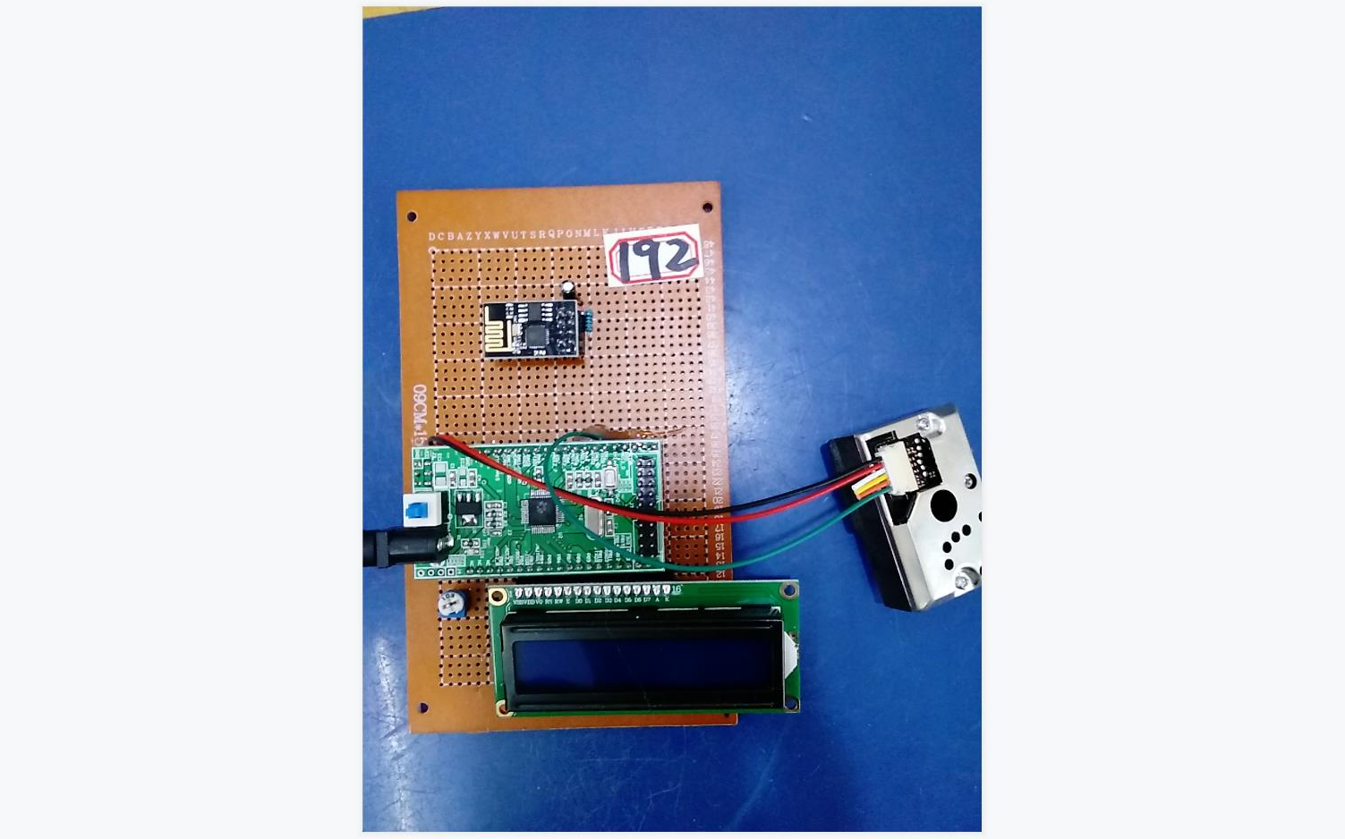 基于STM32单片机的PM2.5检测仪空气质量检测系统WiFi上传设计-...