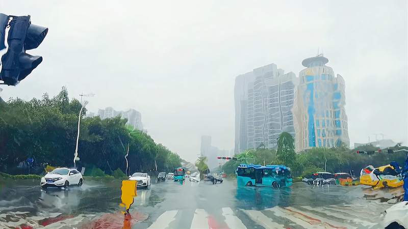 受台风圆规影响 深圳中小学幼儿园停课 外出一定要注意安全