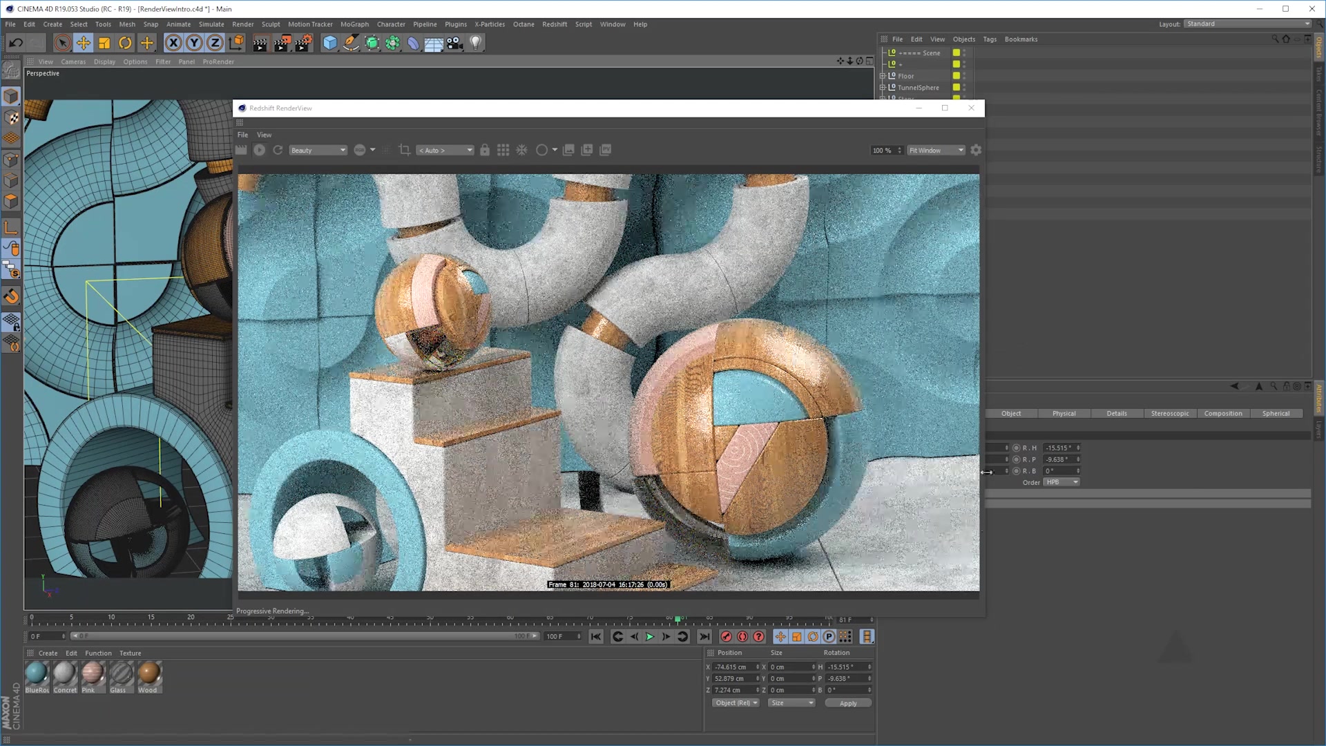 【C4D教程】Redshift渲染器全面中高级进阶C4D教程_Vol1_Part1