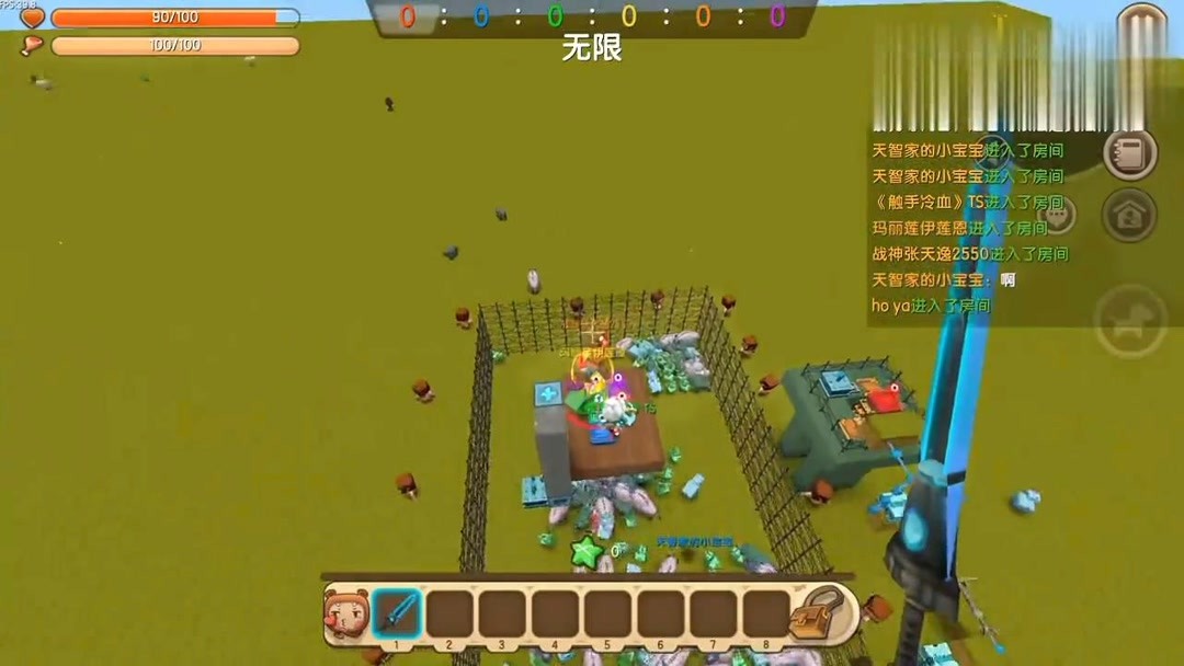 迷你世界:恐怖的僵尸动物,遇上狠角色房主