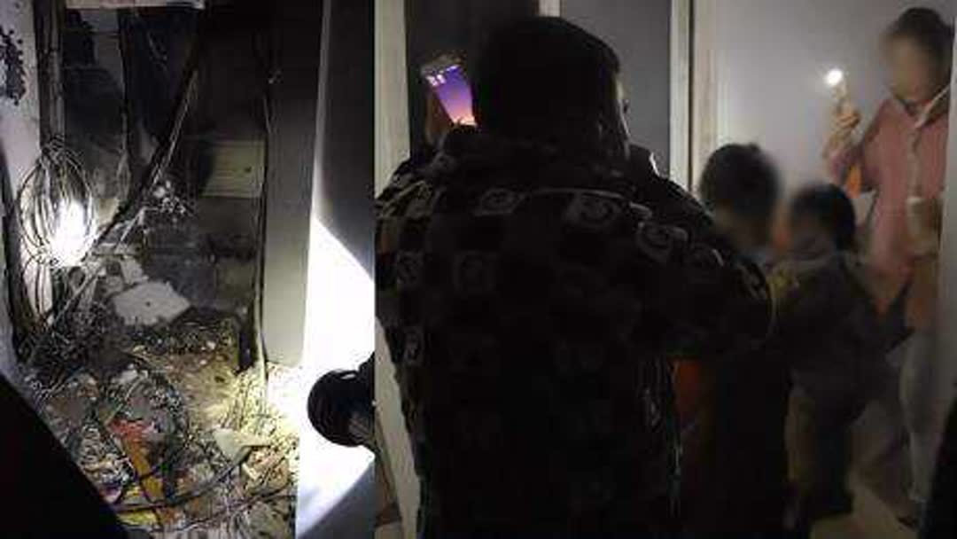 点赞给"好评"!小区电缆井起火 消防疏散住户并普及消防常识