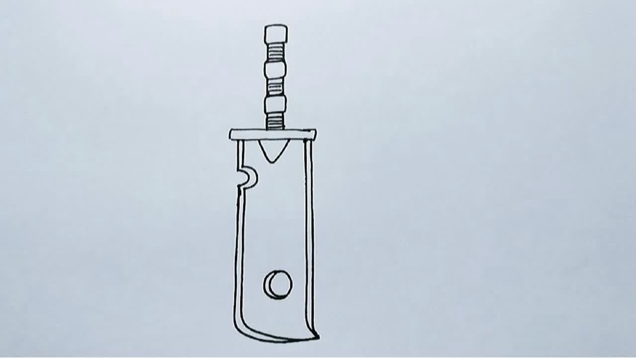 趣味简笔画:猜猜这是什么武器?火影迷看过来!