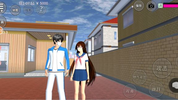 樱花校园模拟器,第六集,制作跑酷教程,特简单