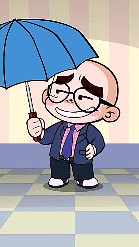 你是怎么收雨伞的