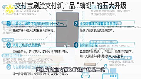 支付宝发布新一代刷脸支付设备:蜻蜓2代,刷脸时代即将来临!