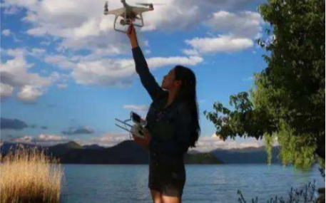 大疆 御 mavic air 2 新手自动拍摄效果