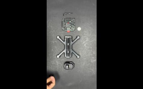 曼富图平面底座摄像机4爪稳定器相机铝合金四脚快装平衡板大疆电池...