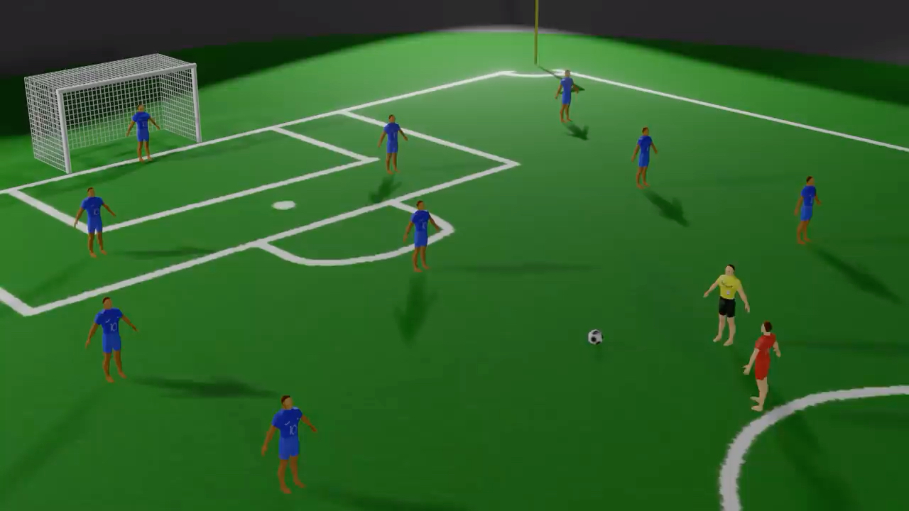 学了三年动画做出来的世界杯