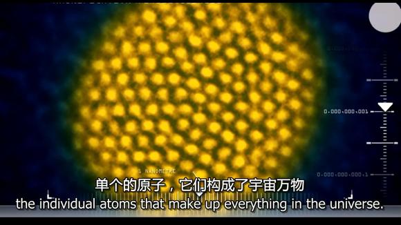 微观世界,头发放大10亿倍才能看到原子