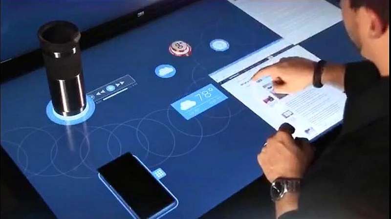 物体识别多点触控互动桌面