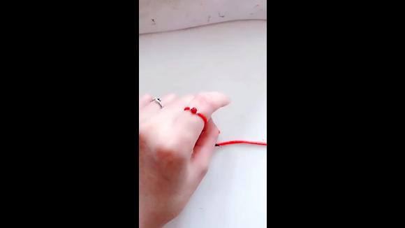 戒指编法粗线演示,你学会了吗