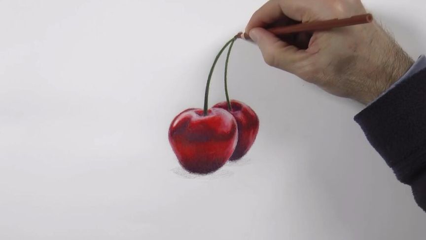 大神教你画樱桃,画着画着就熟了!