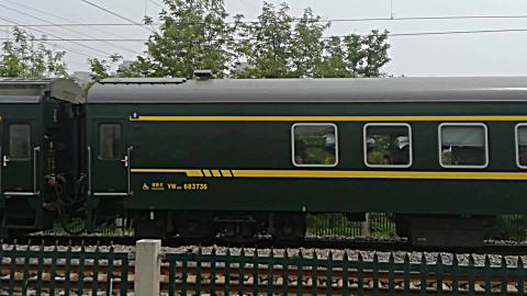 20180512 K728次列车通过 沈沈HXD3D+哈三DC600V25G (本务机车...