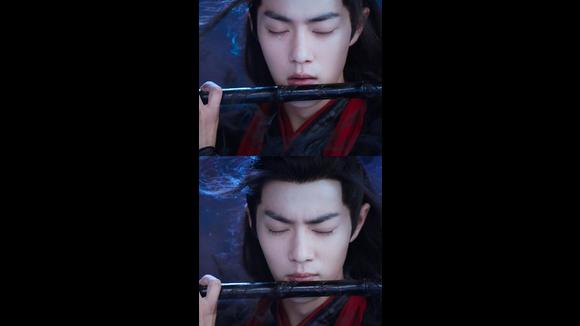 水彩画过程-陈情令卡通版魏无羡