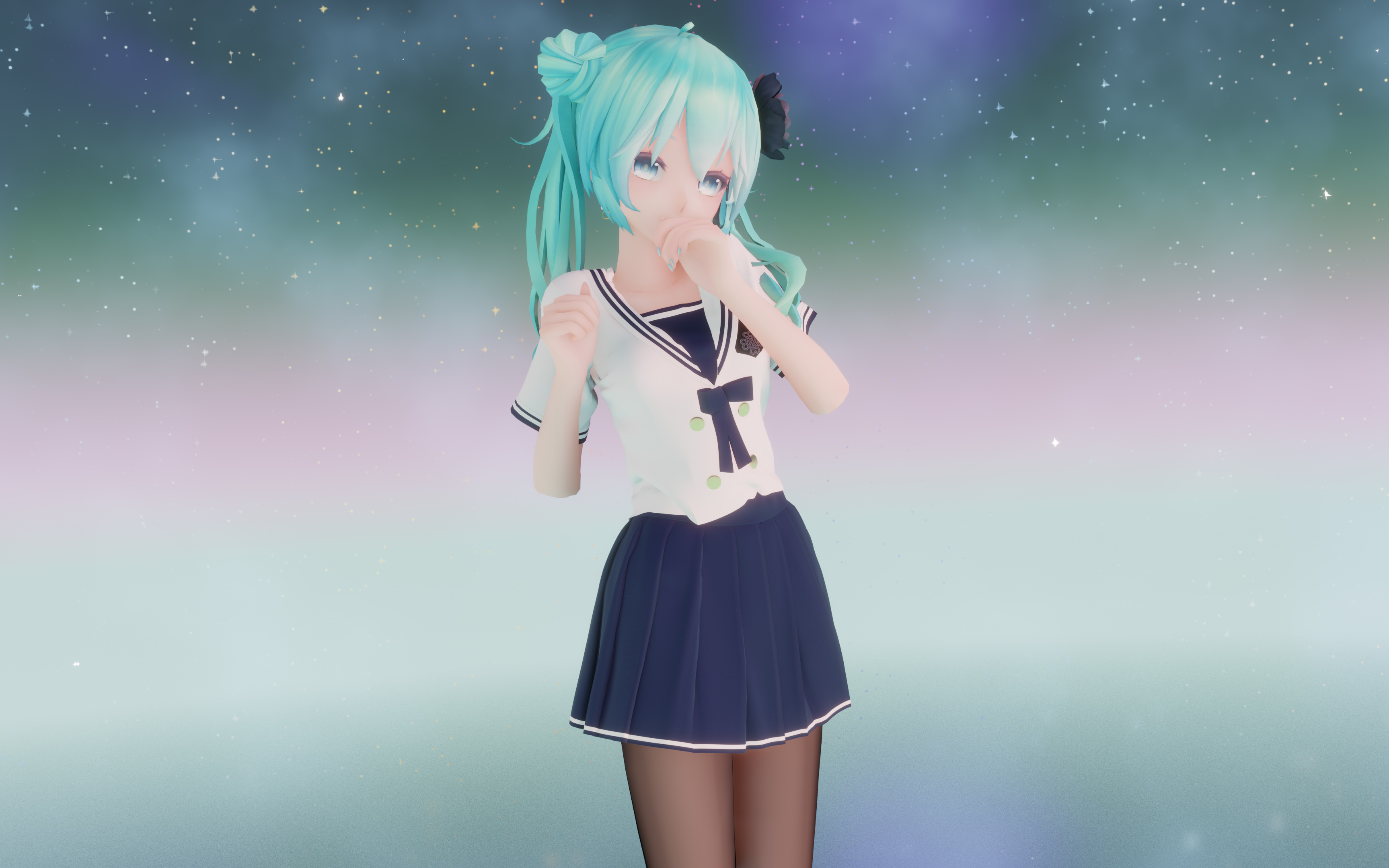 【MMD布料解算】MIKU_小鹿乱撞_撞进♥里面