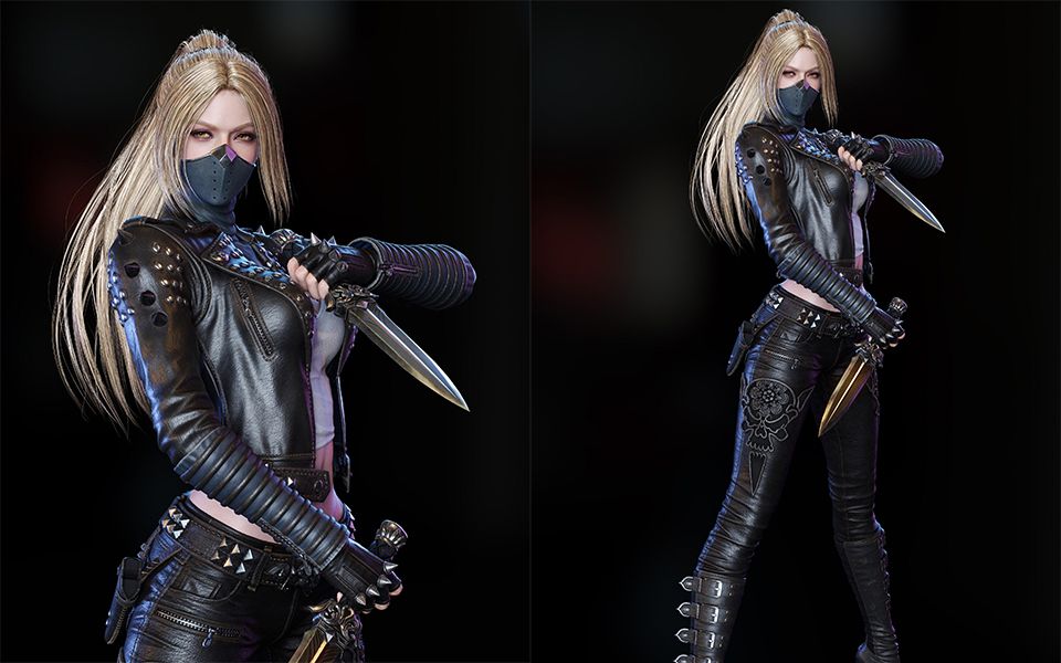 ZBrush小女孩模型,有人想把它拿来.最后老师把模型删除了!