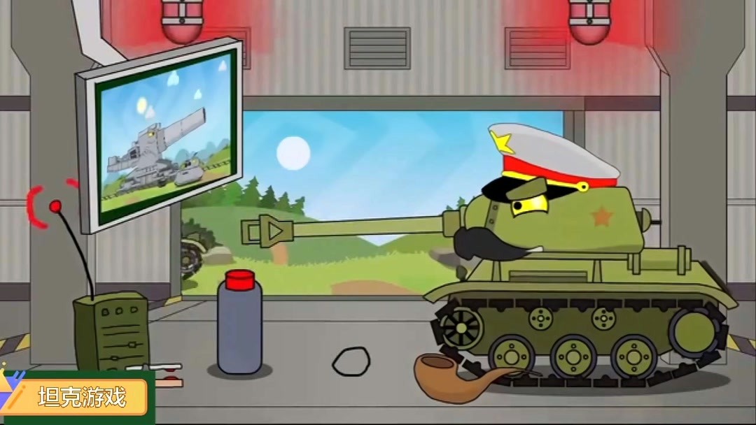 坦克世界动画:苏系坦克遭到巨炮坦克重创