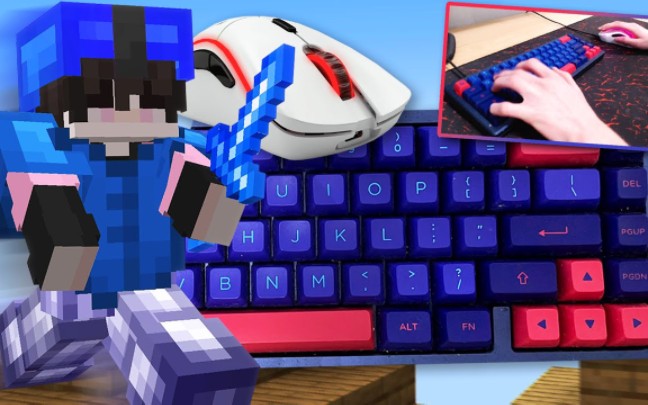 [Rustlul]好听的键盘声+鼠标声催眠 | Hypixel Bedwars