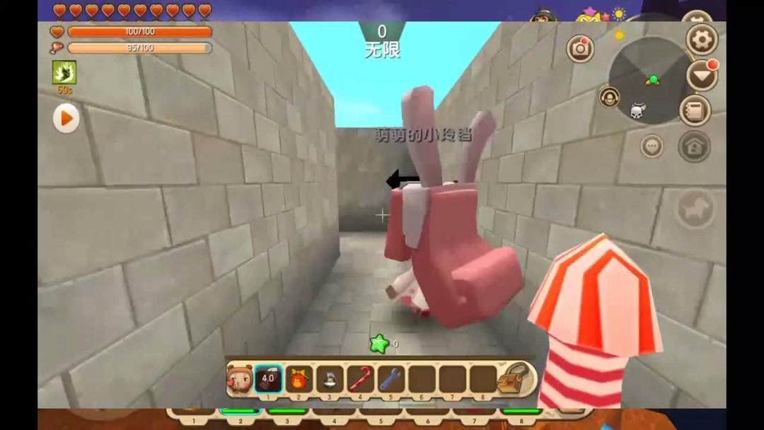 【木鱼】迷你世界 你做我玩系列:坑无止境,木鱼和小铃铛在坑的