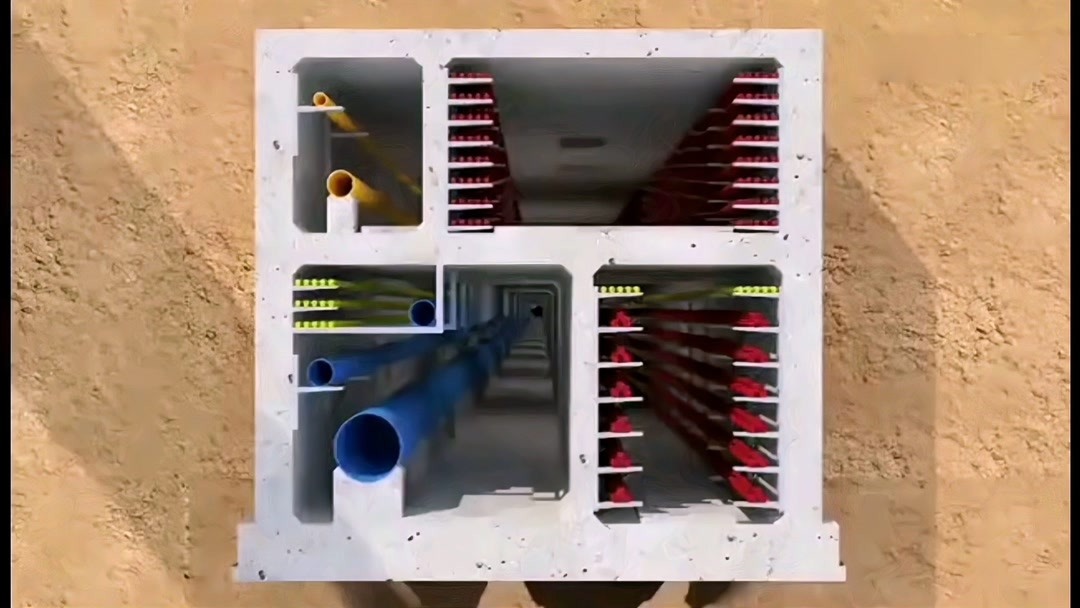 水电暖气网地下综合管廊,一次建设五十年不在挖路扰民