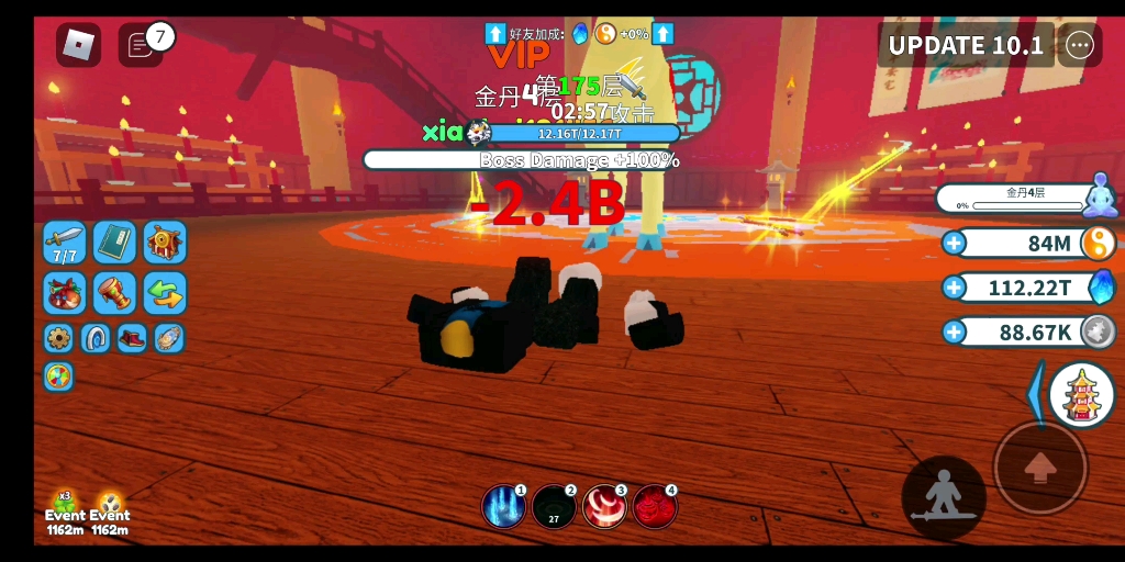 roblox法宝模拟器12t的boss.培根头拿下榜一