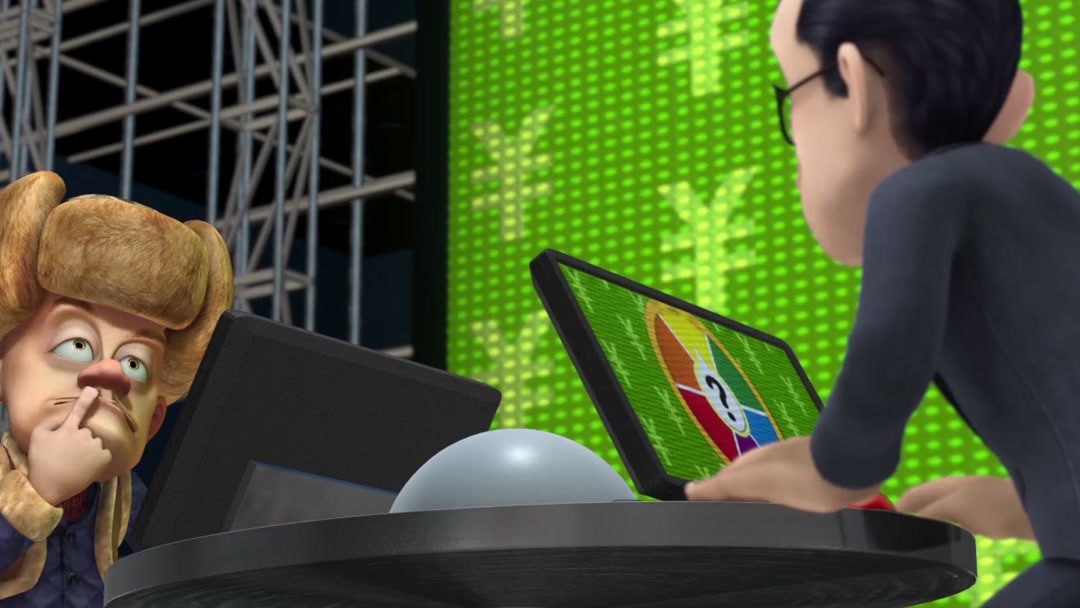 熊出没之过年:强哥参加抢答大赛,好厉害!