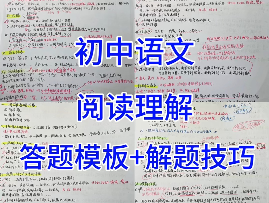 初中语文阅读理解,考试中总是找不到重点上,失分扣分比较多的学生,...