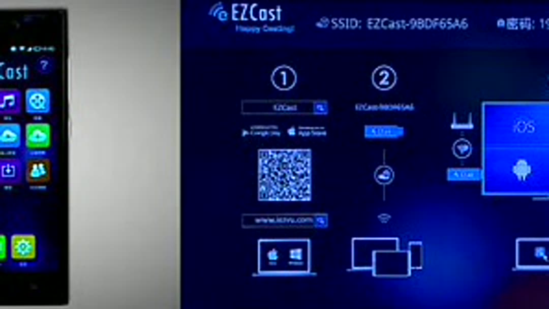 苏捷SJIP-02无线高清影音传输器 通用无线网卡同屏操作演示