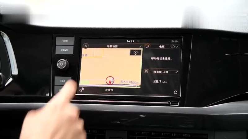 大众宝来车内功能演示,设计简单实用,配置日常出行足够