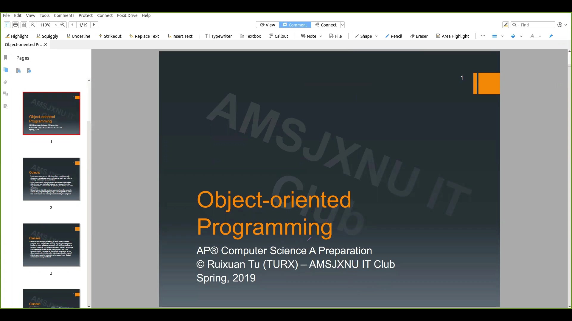 AP Computer Science A: Object-oriented Programming