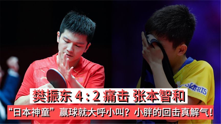 樊振东4_2痛击张本智和 日本神童大呼小叫 国乒小胖将他打回原形