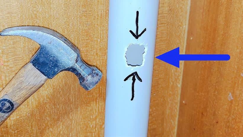 PVC下水管漏水怎么办?有经验的水工从来都不用接头,修好很简单