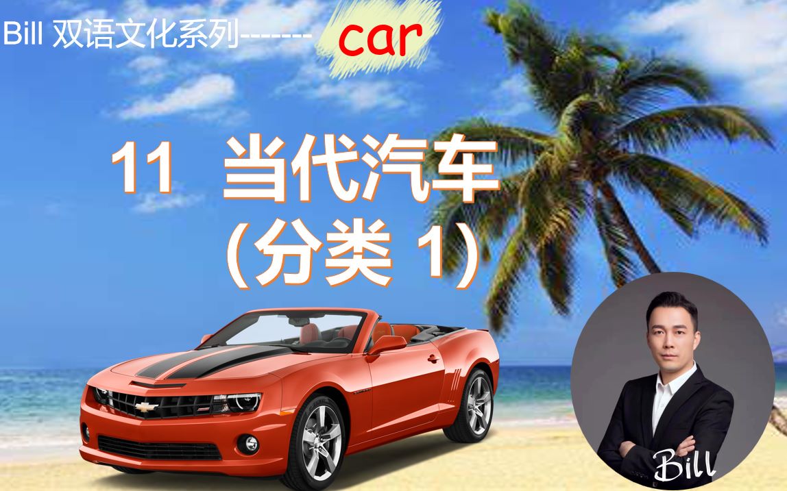 ...文化系列car【03-01当代汽车分类1】英语阅读课堂敞篷硬顶软顶跑车...