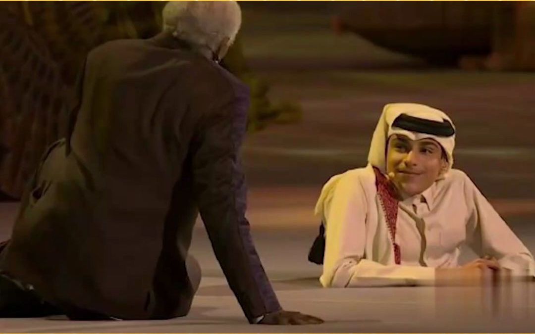 世界杯开幕式上的残疾少年,20岁的世界杯大使。