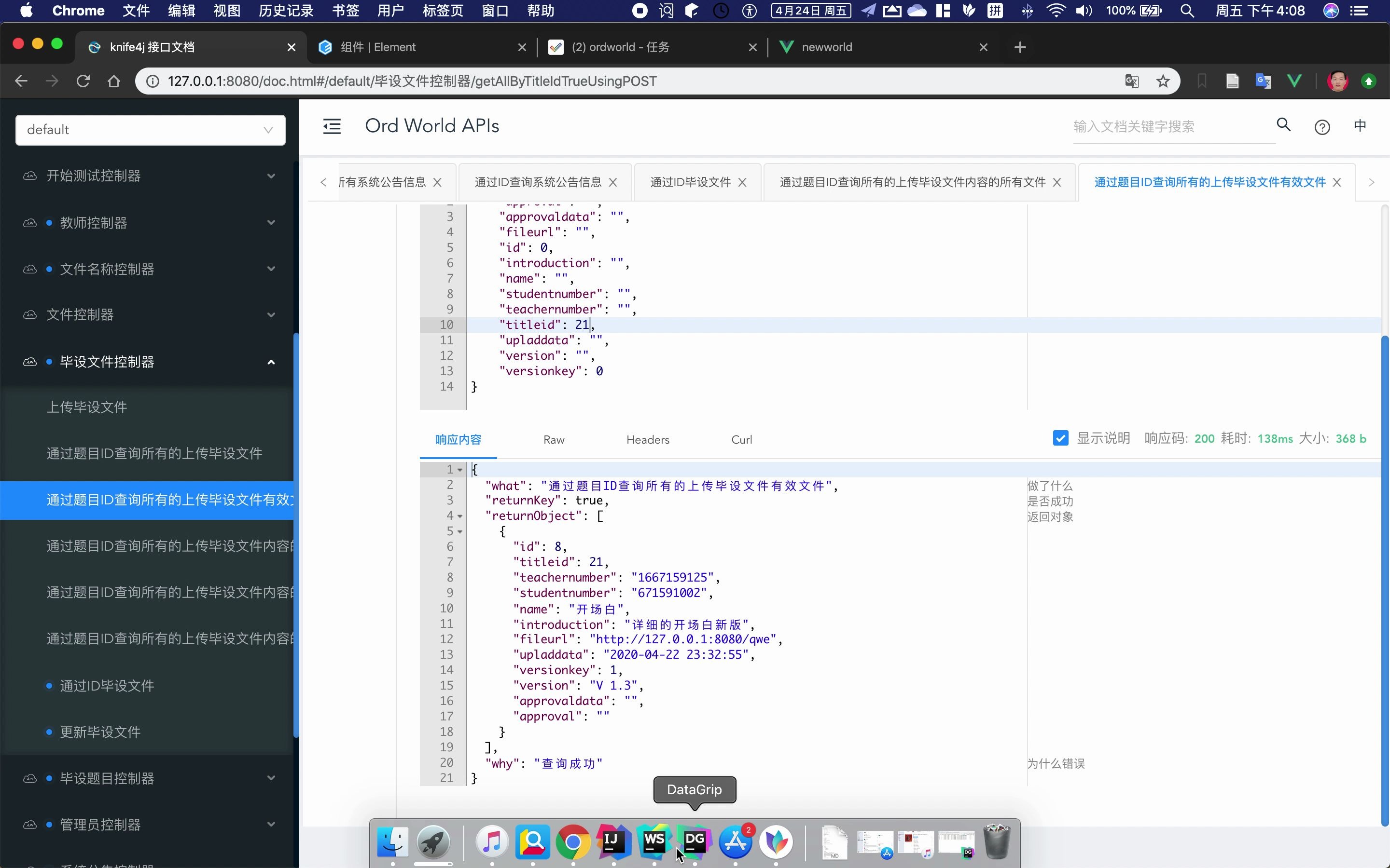 347Vue项目查看论文的有效文件