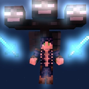 在垫底里畅游的神月 