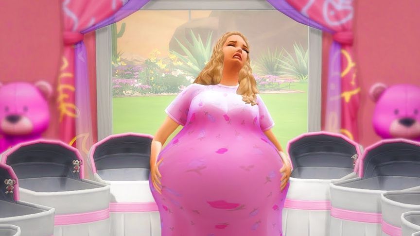 「模拟人生4」怀孕100个婴儿 会发生什么?