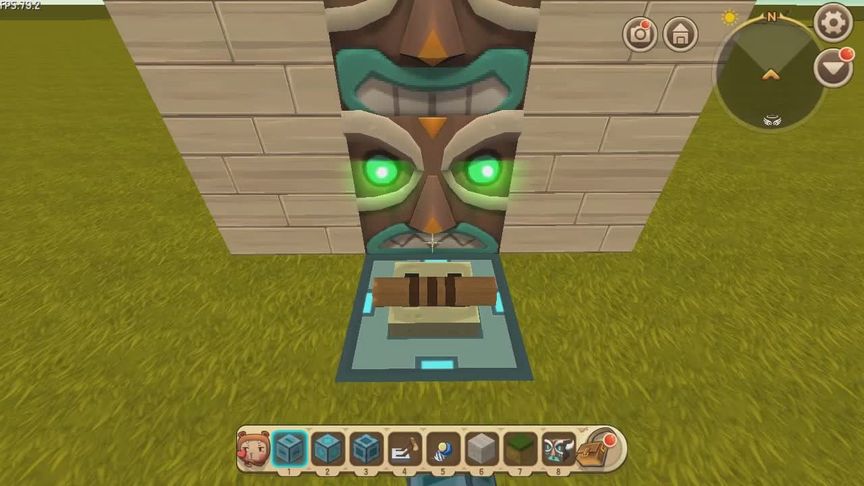 迷你世界 电路教程 迷你的扛把子图腾升降门 没有人看到不害怕的