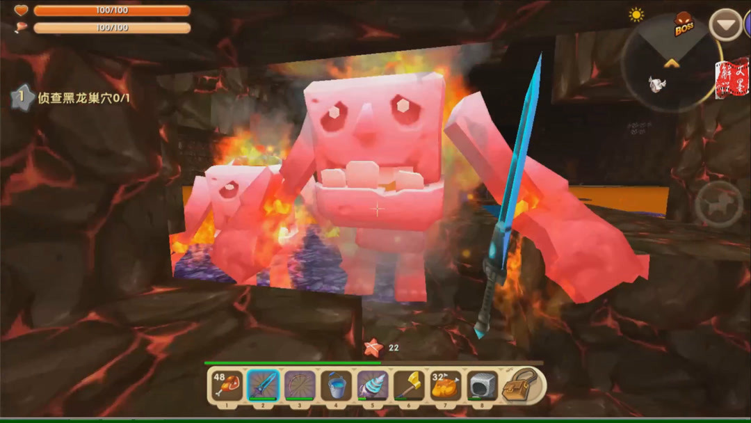 迷你世界极限生存 去地狱没那么害怕了